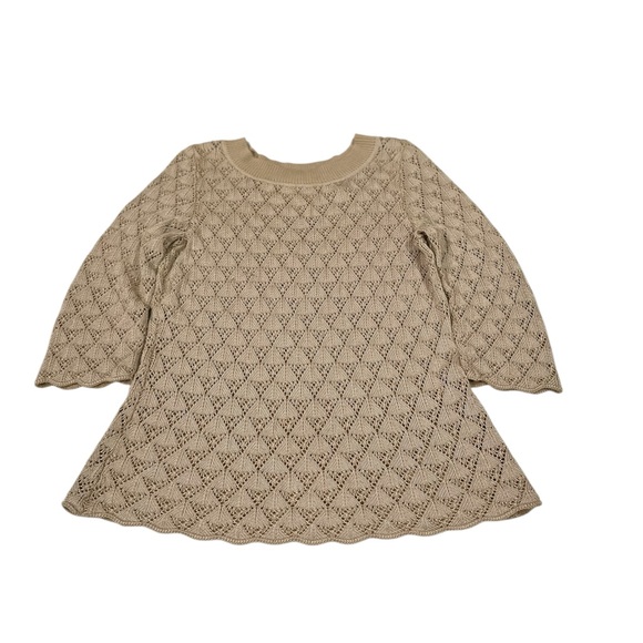 JH Collectibles | Tops | Jh Collectibles Crochet Knit 34 Sleeve Top ...